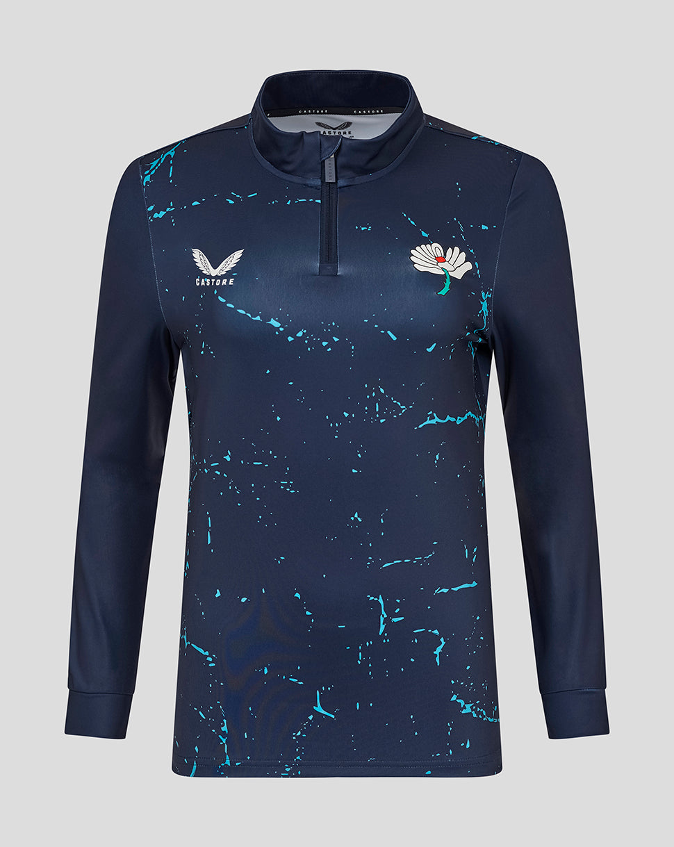 Womens Yorkshire Graphic Performance 1/4 Zip Top